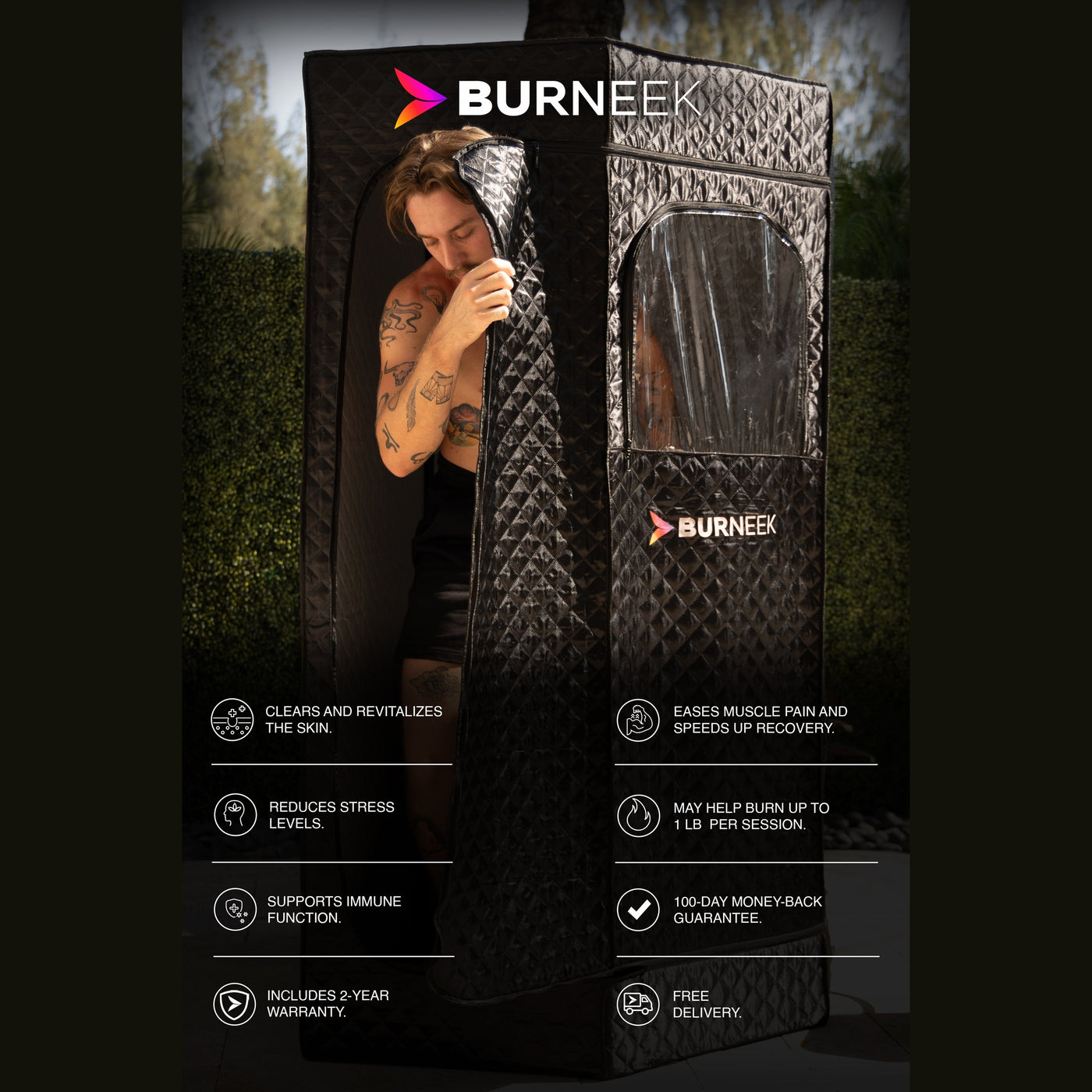 Burneek® HALO Sauna — Recovery For Athletes