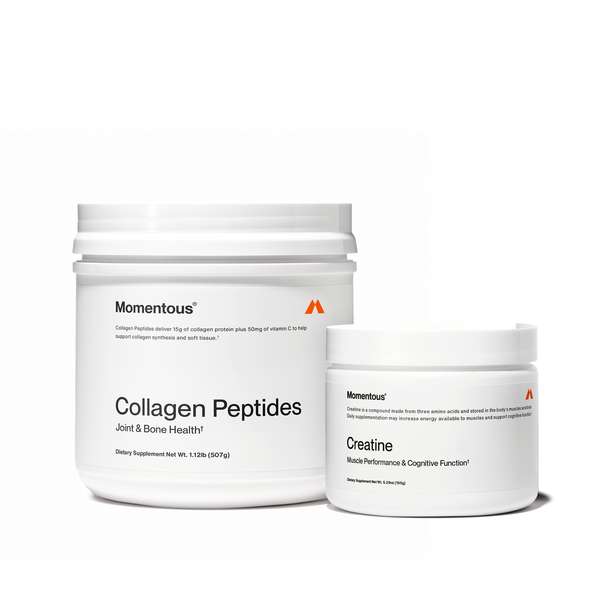 Momentous Collagen + Creatine Stack — Recovery For Athletes
