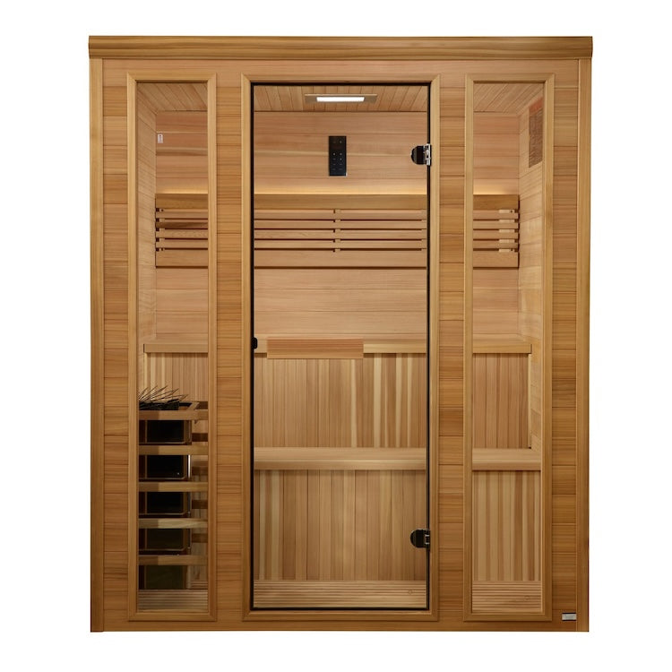 Golden Designs Engelberg 4-6 Person Traditional Steam Sauna - Pacific ...
