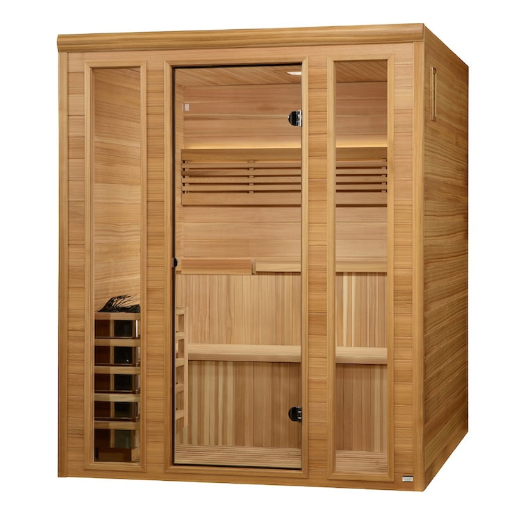 Golden Designs Engelberg 4-6 Person Traditional Steam Sauna - Pacific ...