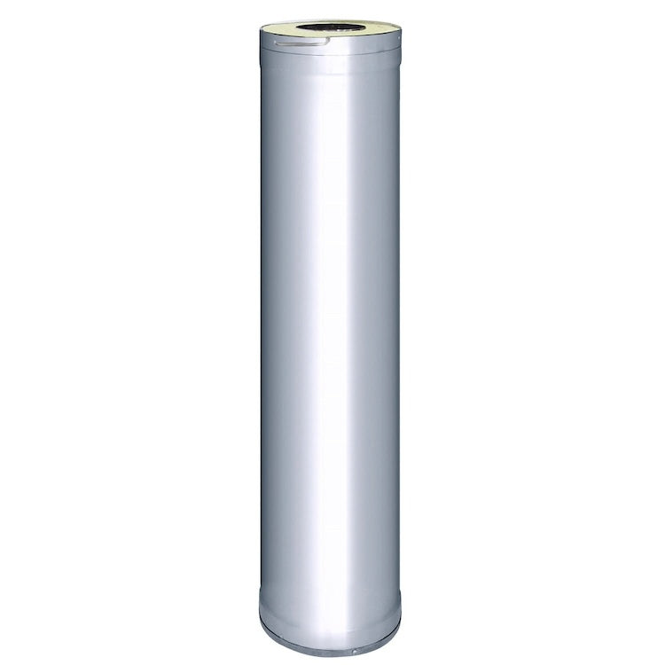 Harvia WHP1000 Sauna Chimney Extension, 1000mm, Stainless Steel ...