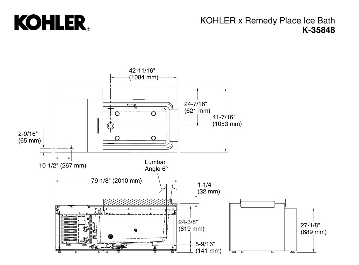 Kohler x Remedy Place Ice Bath — Recovery For Athletes