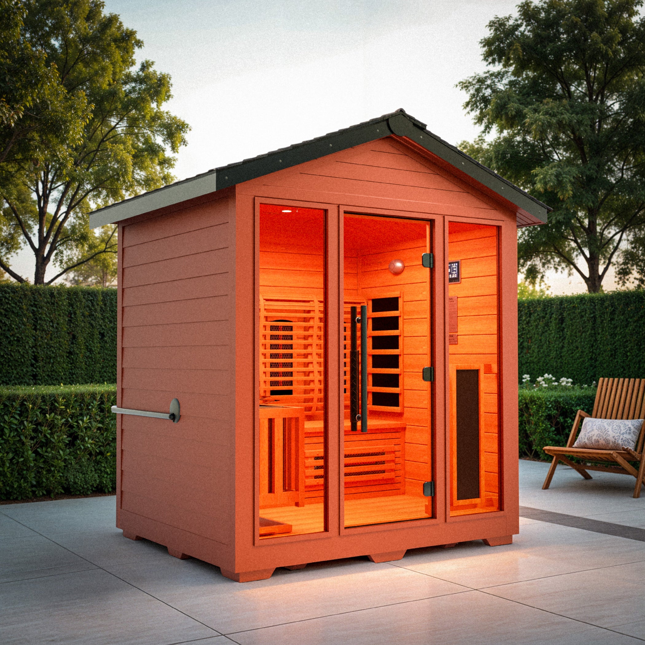 Medical Nature 7 Outdoor Hybrid Sauna (3-4 Person) — Recovery For Athletes