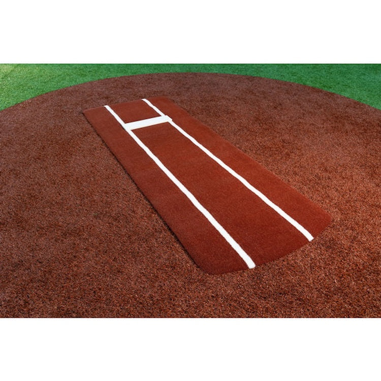 Portolite Pro Softball Pitching Mat with Non Skid Back — Recovery For ...