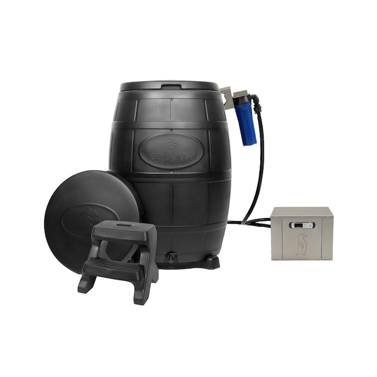 Penguin Chillers Cold Therapy Chiller & Ice Barrel Bundle — Recovery ...