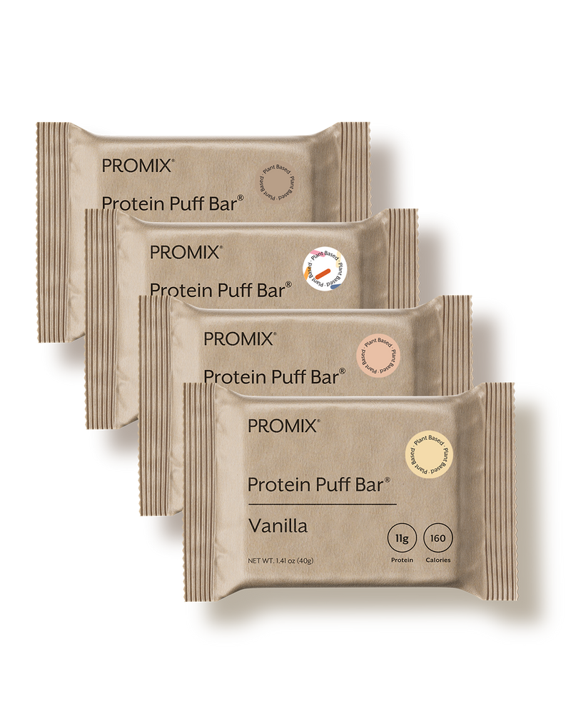 Promix Plant Based Protein Puff Bars Variety Pack — Recovery For Athletes