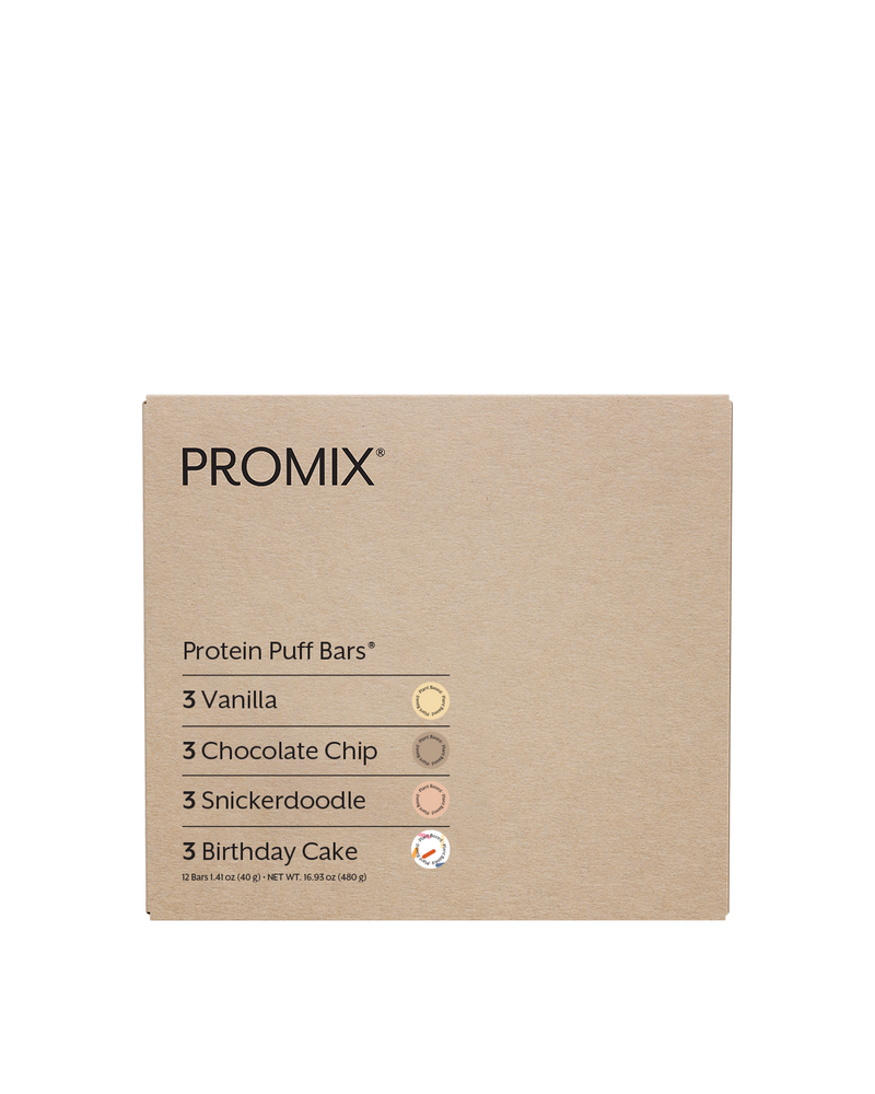 Promix Plant Based Protein Puff Bars Variety Pack — Recovery For Athletes