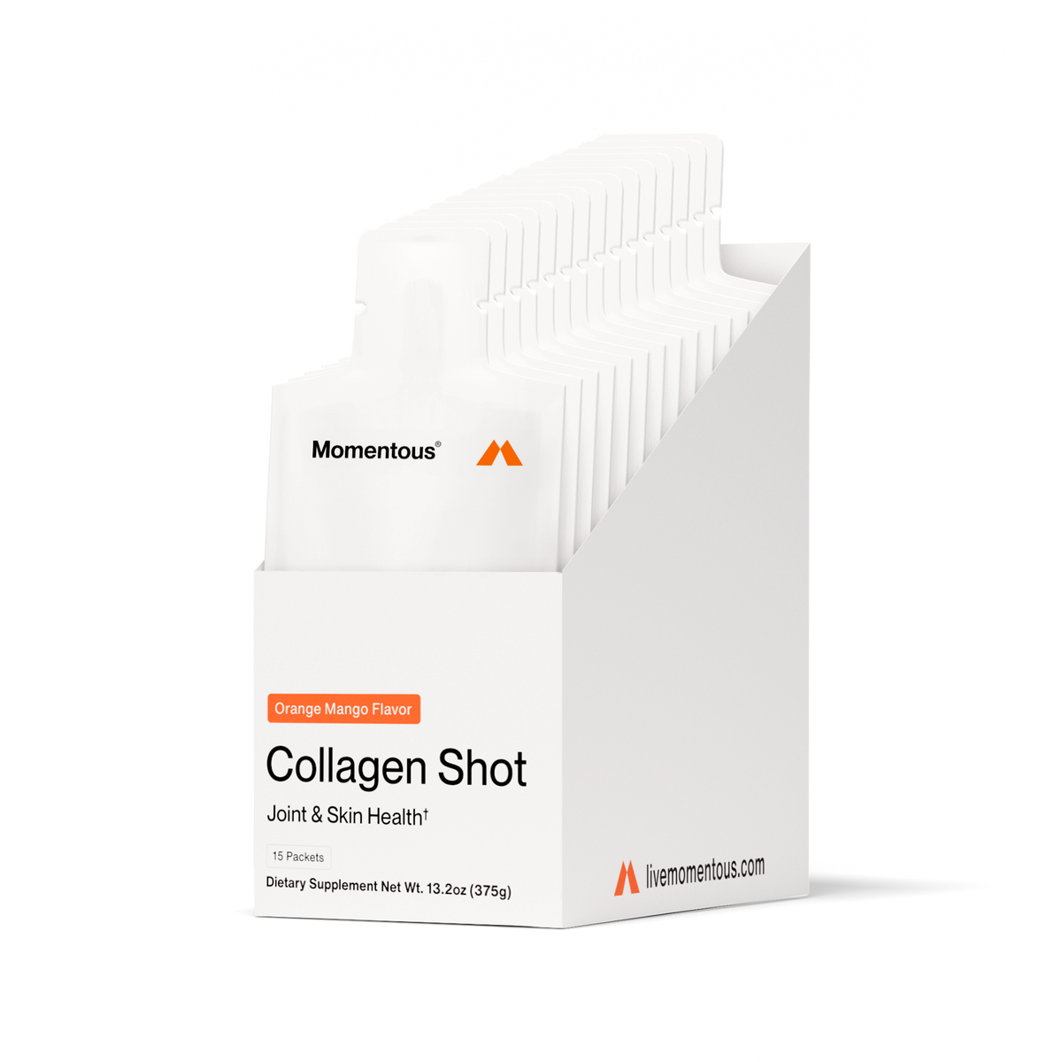 Momentous Collagen Shot 15-Packs — Recovery For Athletes