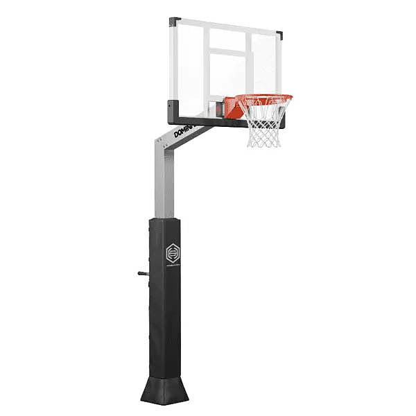 Dominator 54" Glass Backboard Adjustable Basketball Hoop — Recovery For ...