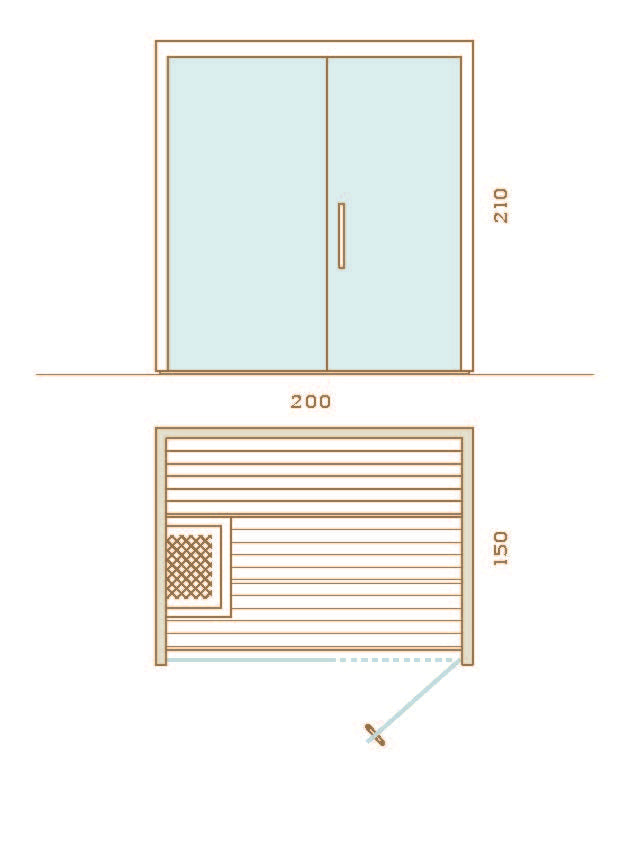 Auroom Libera Glass 4 Person Indoor Sauna — Recovery For Athletes
