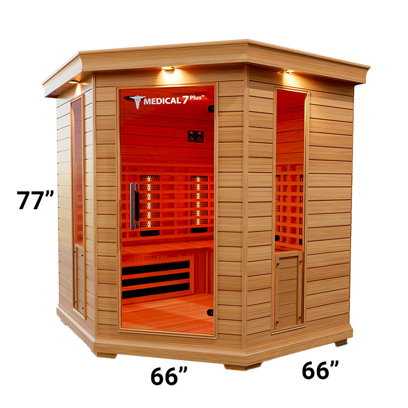 Medical 7 Plus Infrared Sauna (4-6 Person) — Recovery For Athletes