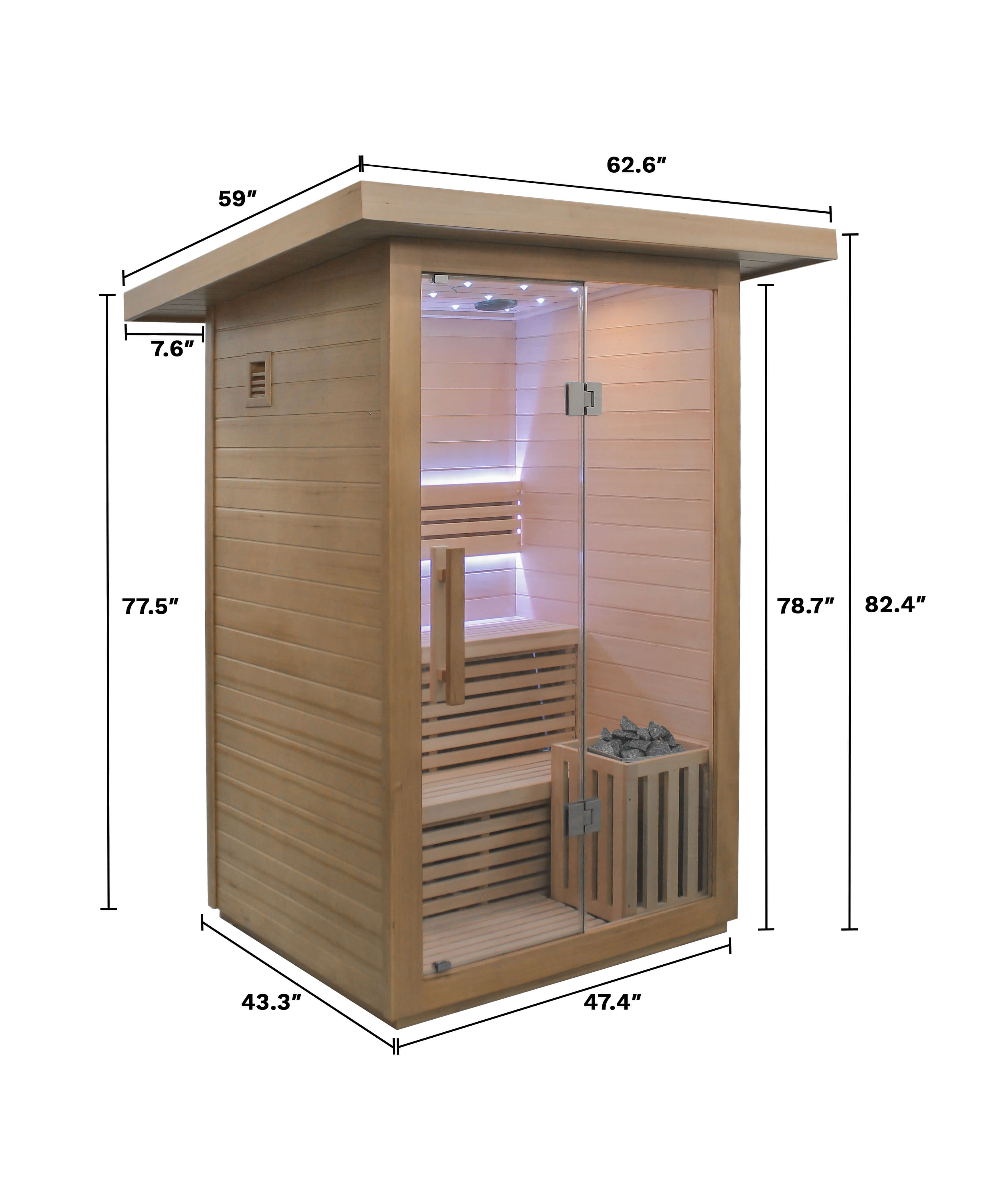 Revive 2 Person Traditional Sauna — Recovery For Athletes