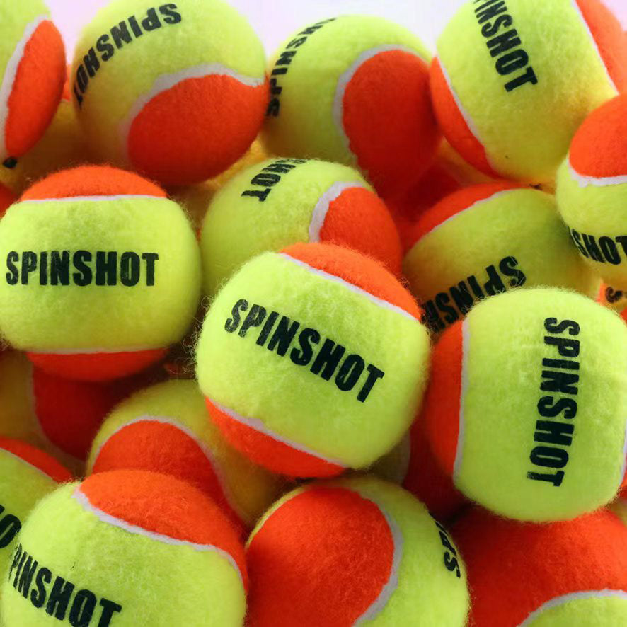 Spinshot Low Compression Orange Practice Tennis Balls — Recovery For ...