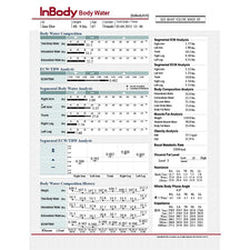 InBody Result Sheets (Pack of 3 Boxes) — Recovery For Athletes